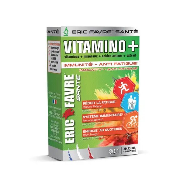 ERIC FAVRE VITAMINES ET MINERAUX 30 COMPRIMES - Atelierpara.ma