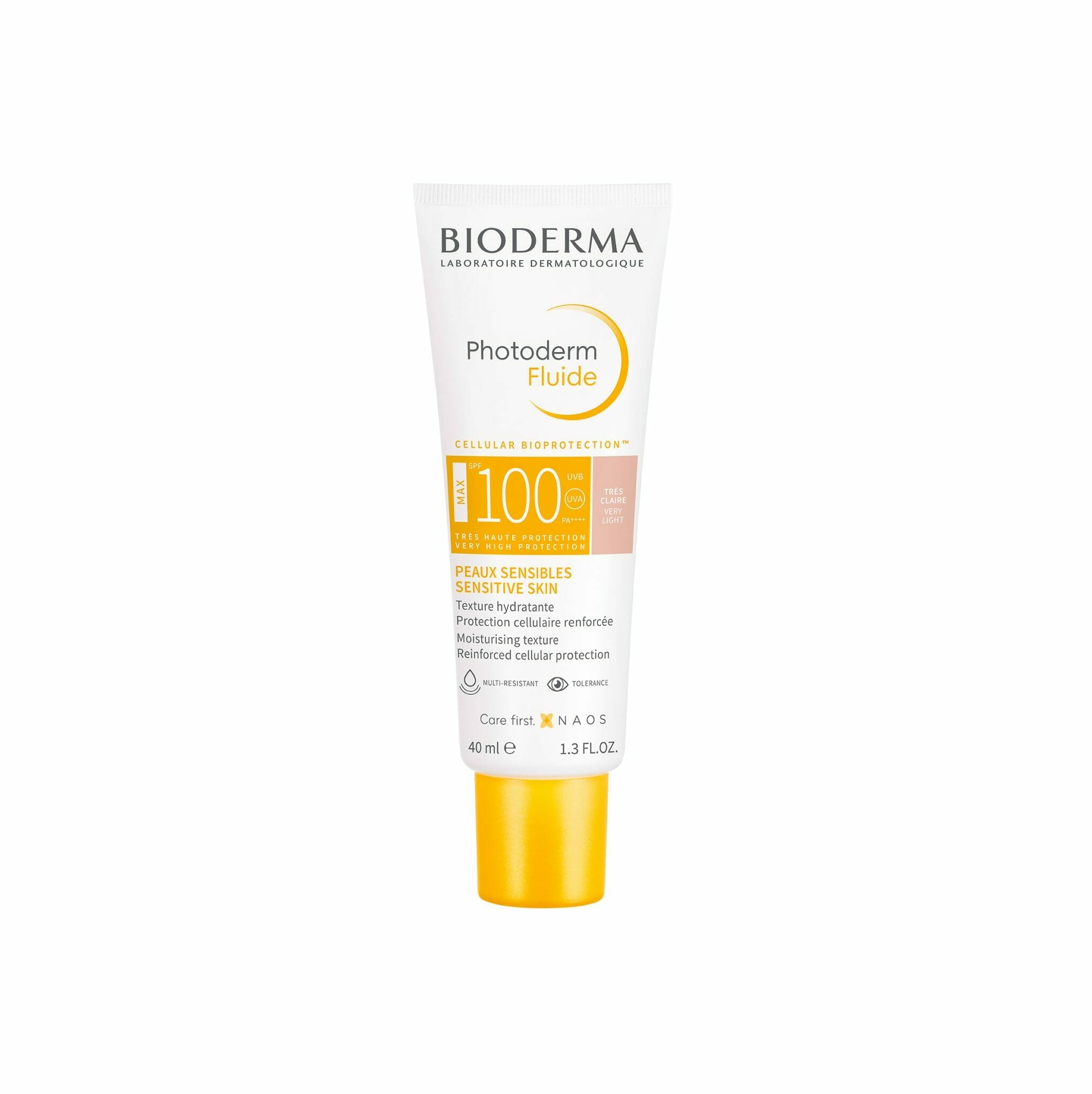 BIODERMA PHOTODERM MAX FLUIDE SPF100 TEINTE CLAIRE 40ML - Atelierpara.ma