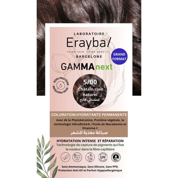ERAYBA GAMMA COLOR CHATAIN CLAIRE N°5/00 - Atelierpara.ma