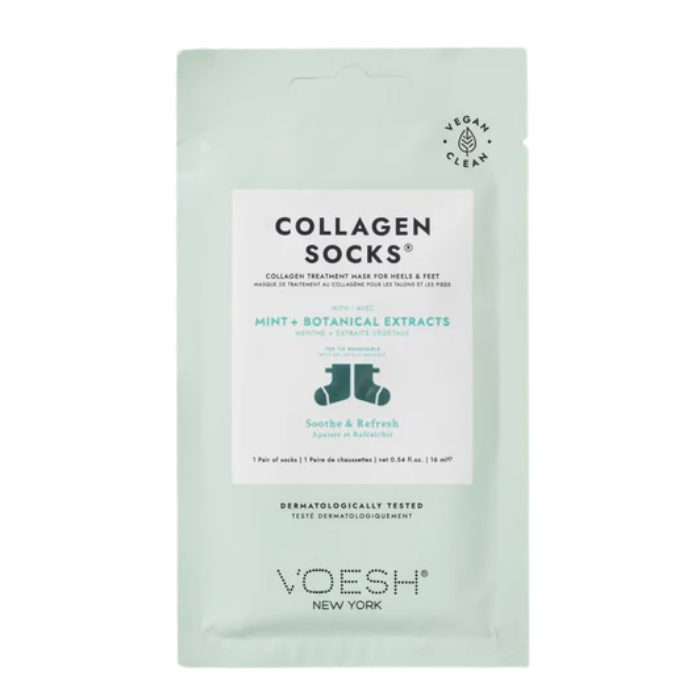 VOESH NEW YORK COLLAGEN SOCKS WITH MINT + BOTANICAL EXTRACT 16 ML ...